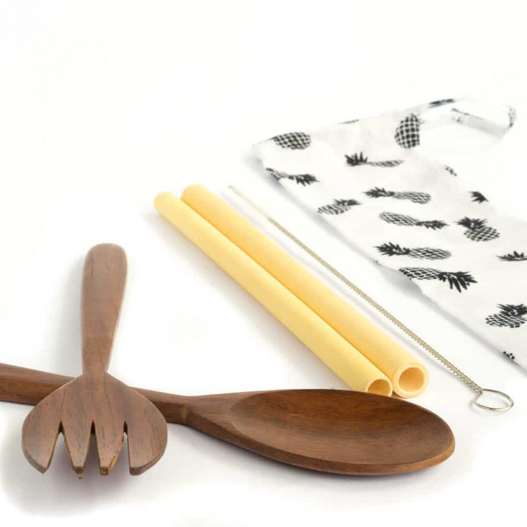 Reusable Cutlery made of Wood - Set of 1 - by Bali Boo